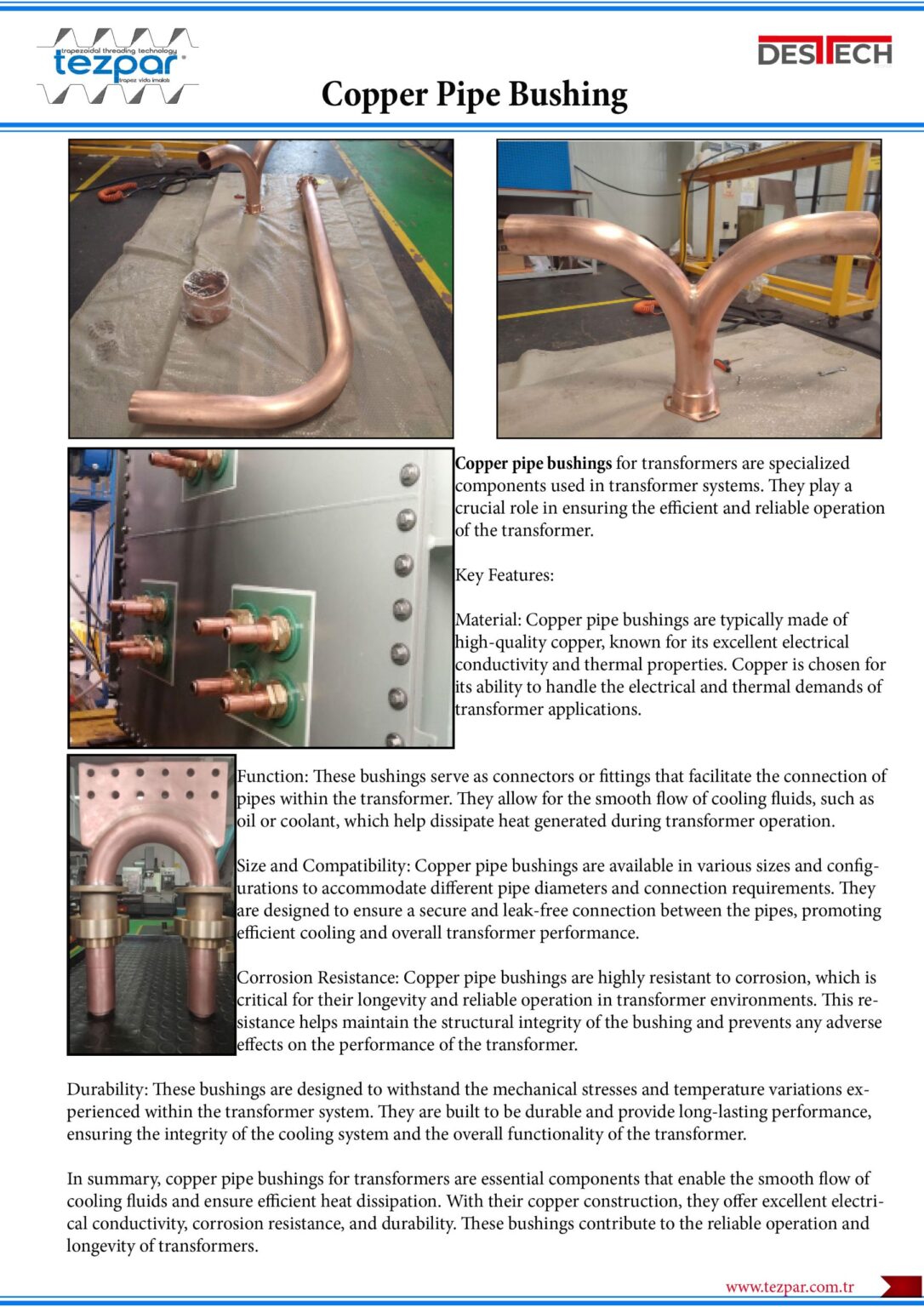 Copper Pipe Bushing – Tezpar Linear